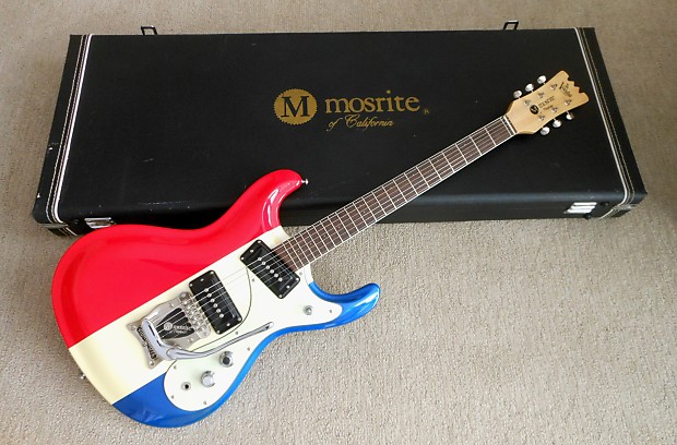 Mosrite Ventures Red White Blue "Salesman Sample" Electric | Reverb