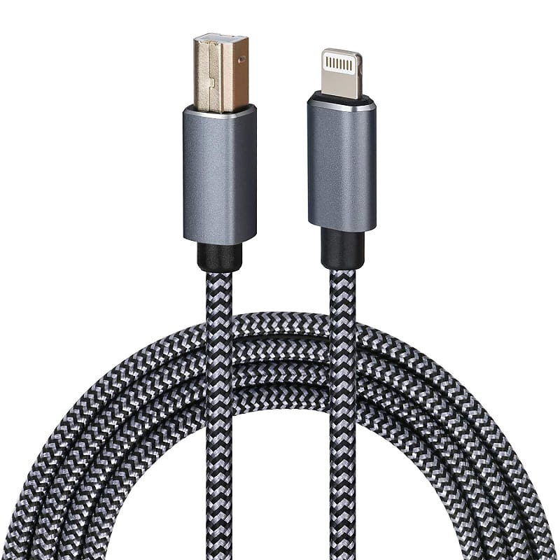 Lightning to MIDI Cable USB OTG Type B Cable for Select | Reverb