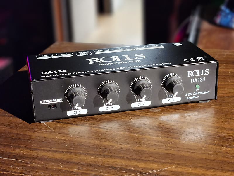 Rolls DA134 4-Channel Distribution Amplifier | Reverb