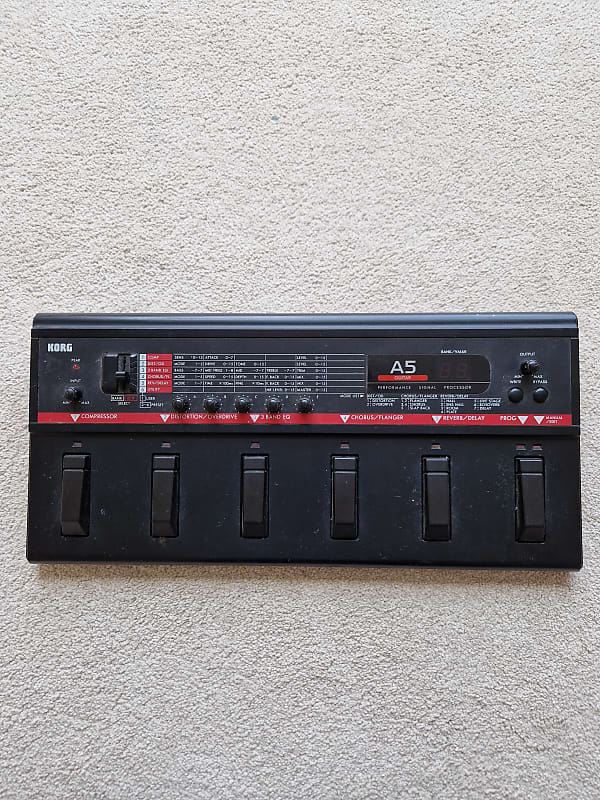 Korg A5 Guitar Multi Effects Pedal 1990 | Reverb UK