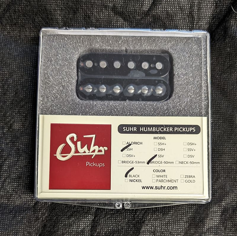 Suhr SSH Bridge 50mm - Black | Reverb