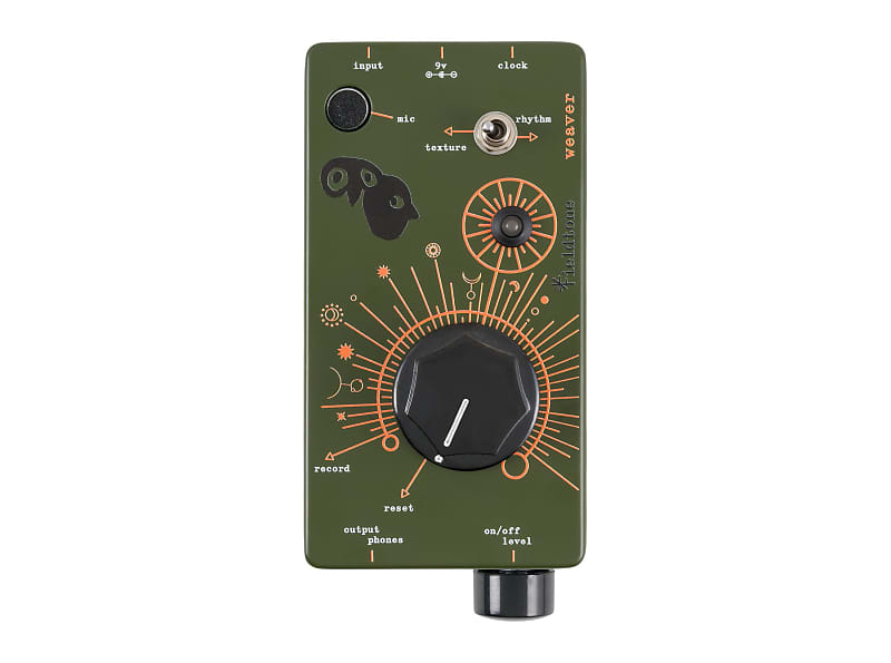 Fieldtone Weaver Single Knob Audio Sampler (Forest Green) | Reverb