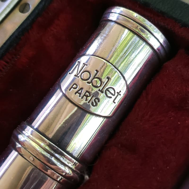 Vintage Noblet Paris Concert Flute C-Foot Plateau French | Reverb