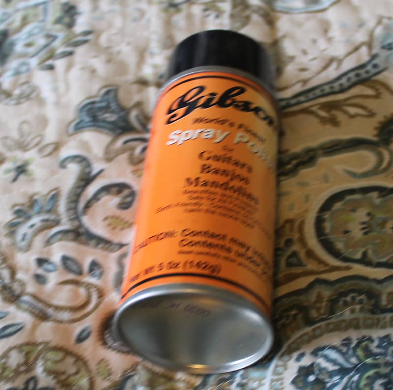 Gibson Polish GG-900 spray can of polish old school | Reverb