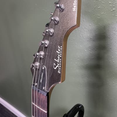 Schecter Hellcat Black and yellow | Reverb