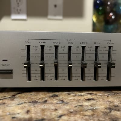 Realistic 7-Band Equalizer Model 31-1989 - Silver | Reverb