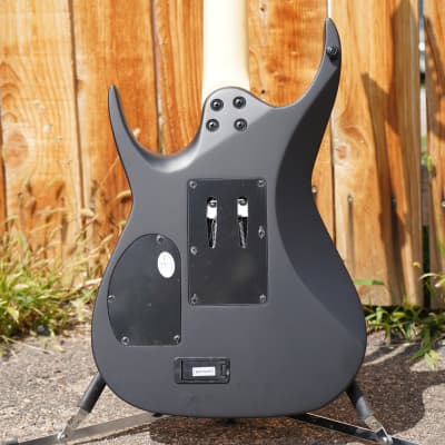 Dean Exile Select Floyd Fluence Black Satin 6-String Electric | Reverb