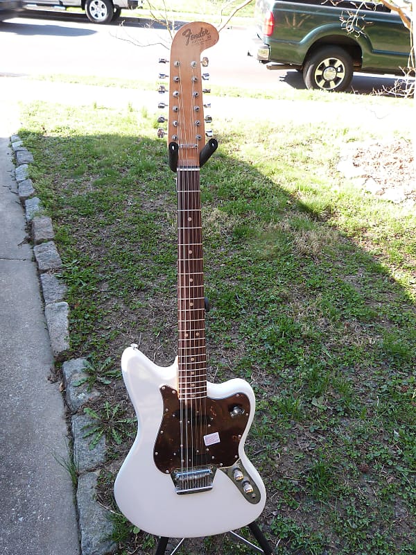 Fender Electric XII 12 string solid body guitar 1965 olympic | Reverb