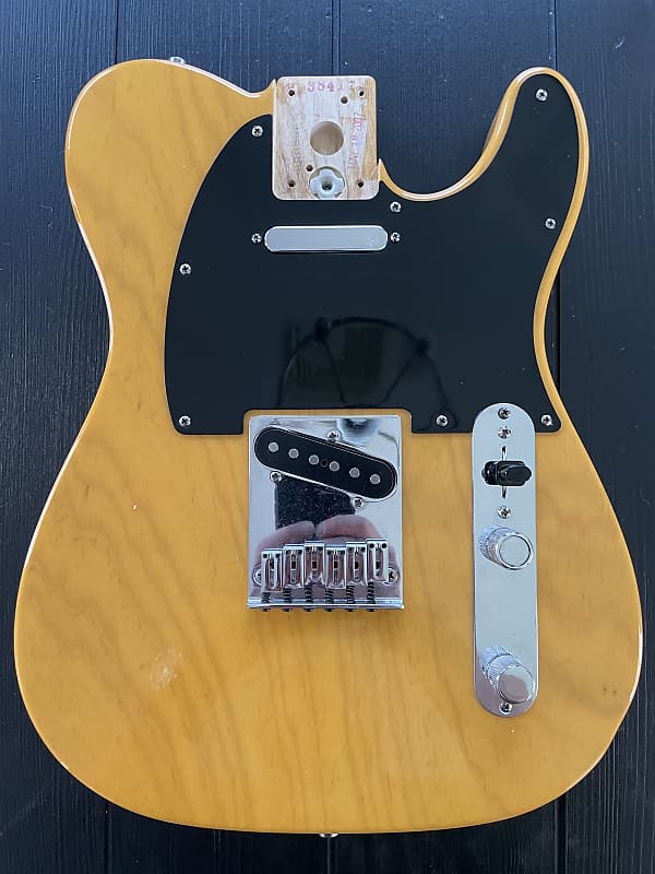 2007 Fender American Deluxe Ash Telecaster Body Loaded | Reverb