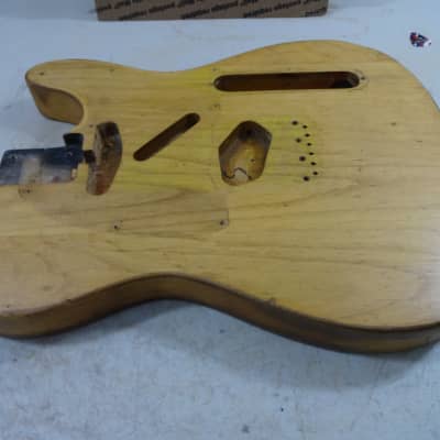 Fender Telecaster 1968 Body - old Natural refin Sunburst in | Reverb