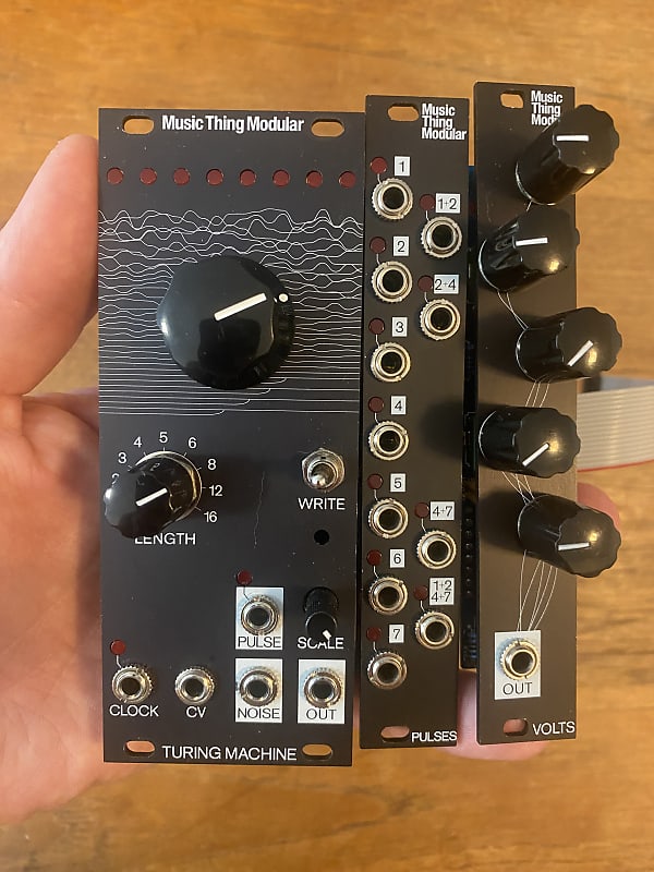 Music Thing Modular Turing Machine Mk II Triple Play - Black | Reverb