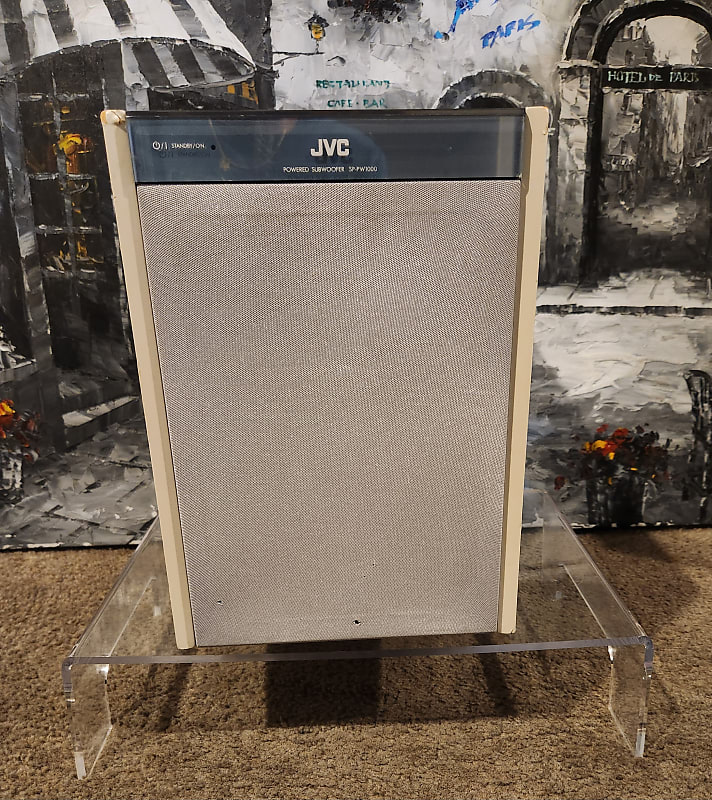 JVC JVC SP-PW1000 Powered Subwoofer 90s - Wood | Reverb