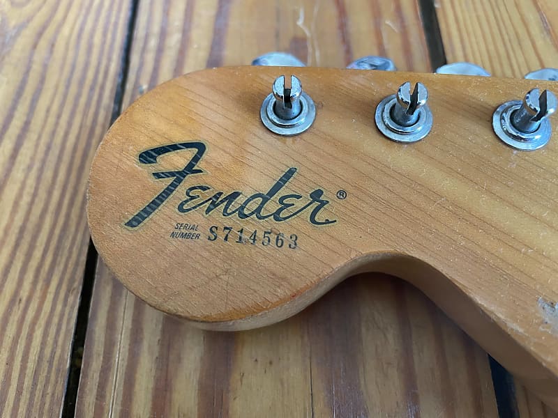 Lefty Fender Mustang Neck 1977 - Rosewood fingerboard | Reverb
