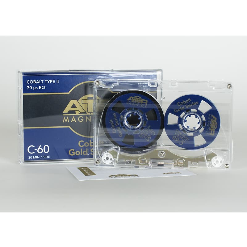 ATR Magnetics | Type II C-60 Cobalt Gold Series Cassettes-Box | Reverb