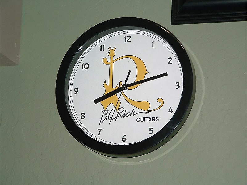 B.C. Rich Studio Package..(1) wall clock..9" | Reverb
