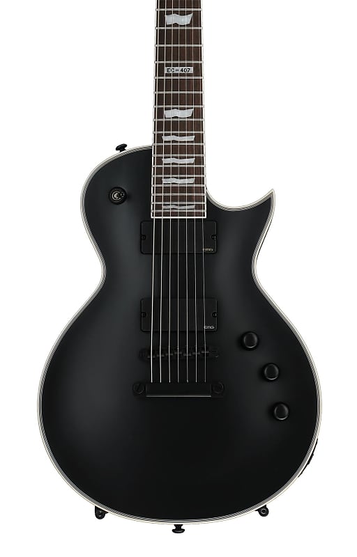 ESP LTD EC-407 - Black Satin (EC407LEBkd2) | Reverb