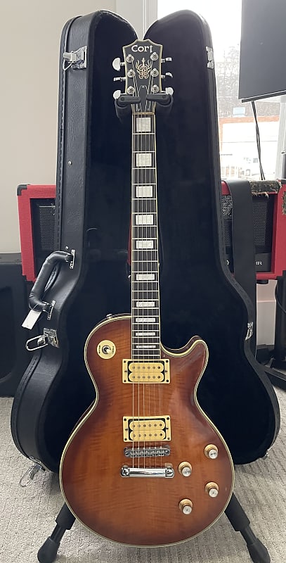 Cort GE27V 1980's Bourbon Burst | Lawsuit Les Paul Copy | | Reverb