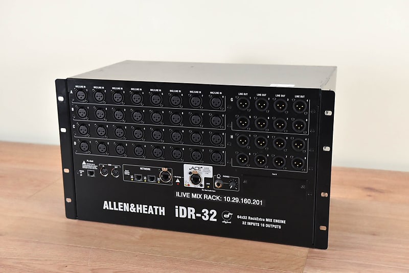 Allen & Heath iDR-32 6U iLive Fixed-Format MixRack CG00ZW0 | Reverb
