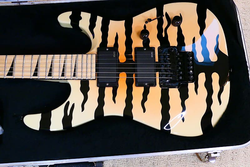 Jackson DK2M - Tiger White Bengal: Tiger Made in Japan with | Reverb