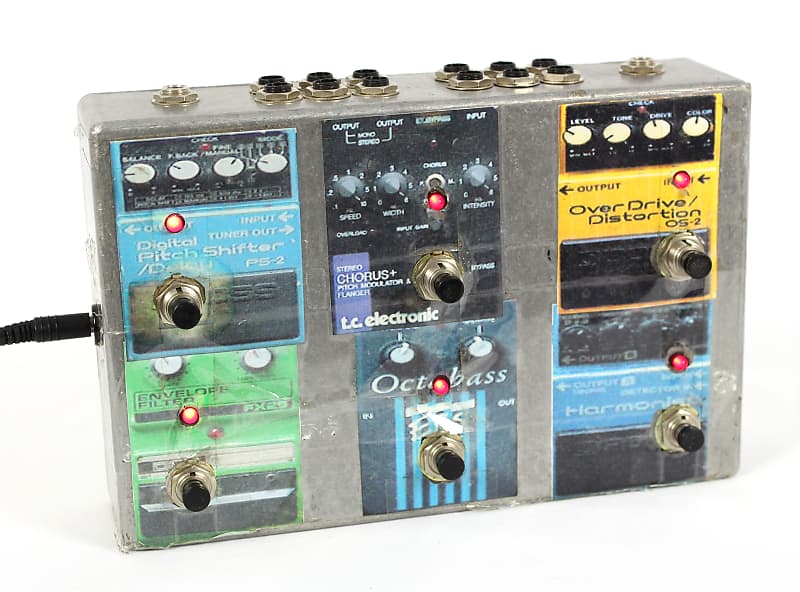 Custom Guitar Effect Pedal Switcher used by Will Lee of The | Reverb