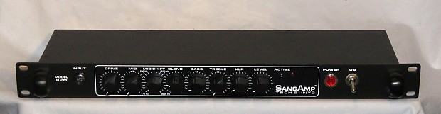 Tech 21 SansAmp RPM Rack Mount Preamp (guitar/acoustic/bass) | Reverb