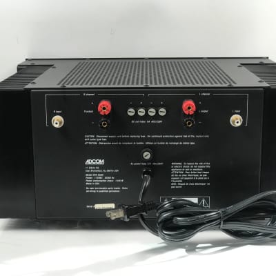 Adcom, GFA-5500, Amplifier, Mosfet, 115 VAC, 50/60 Hz | Reverb