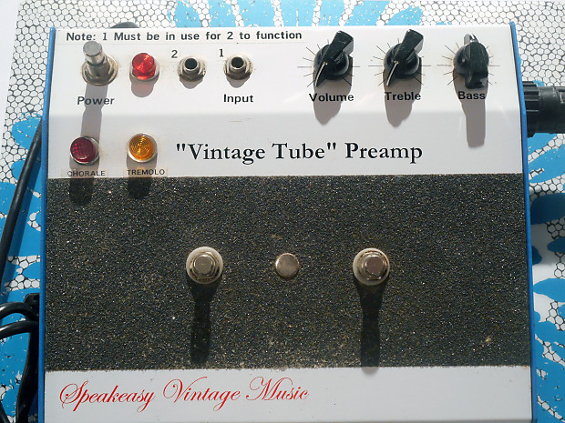 Speakeasy Vintage Music Vintage Tube PREAMP | Reverb