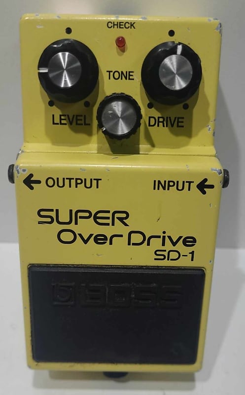 Pédale BOSS Super overdrive Sd-1 Yellow | Reverb