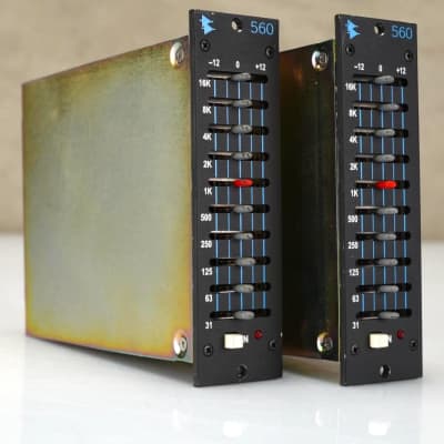 Quad Eight 312 vintage EQ module pair, (3 band api style with | Reverb