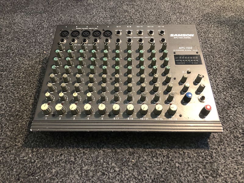 Samson MPL 1502 Analogue Mixer 10-Channels, Vintage Mixing | Reverb