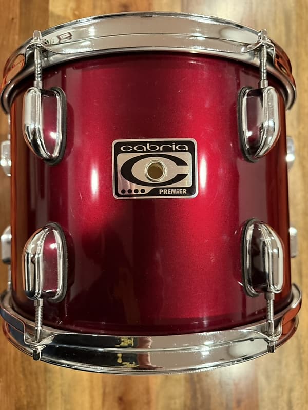 Premier Drums Cabria 12" by 9" rack tom circa 1998 Red | Reverb