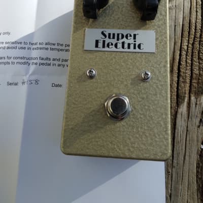 Super Electric MkI germanium Fuzz Pedal Tone Bender Jimmy | Reverb