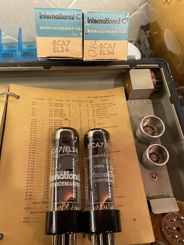 Service master EL34 6CA7 (matched pair) | Reverb