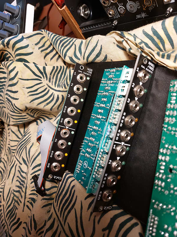 Ryo Modular Eurorack Logic modules 2010's - Black (NOR/OR, | Reverb UK