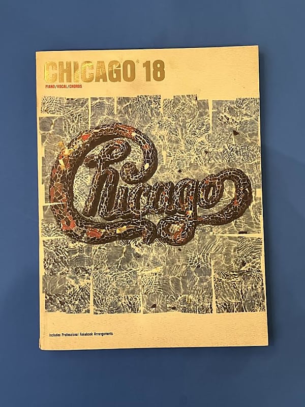 Chicago 18 Piano, Vocal & Guitar Sheet Music Book | Reverb