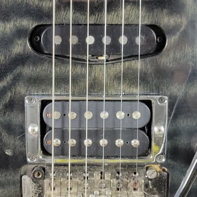 2000 Ibanez S 470 QS - Transparent Black | Reverb