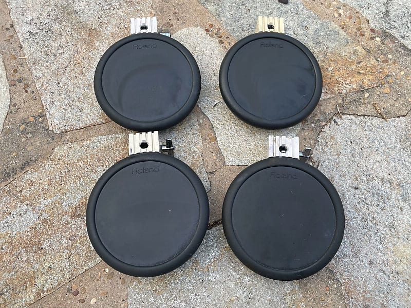 Four Pack Roland pd-7 Electronic Drum pads | Reverb