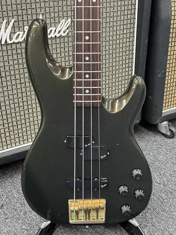 Fender Precision Bass Lyte 1989-1990 - Metallic Gray | Reverb