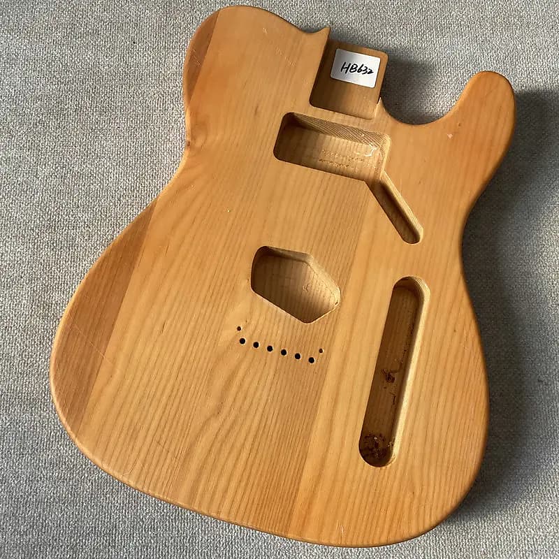 DIY Project Ash Wood Telecaster Tele Style Guitar Body | Reverb