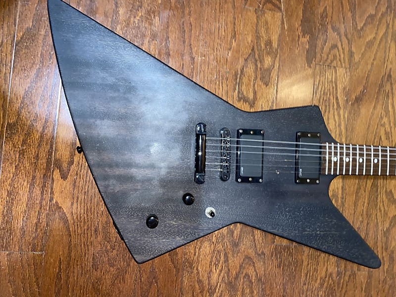 ESP - Edwards E-EX-125D Black/Black Stain | Reverb