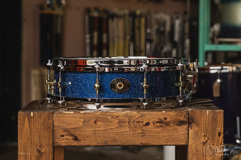 Noble&Cooley SS Solid Shell Maple in Cairo Blue - 3.875x14 | Reverb
