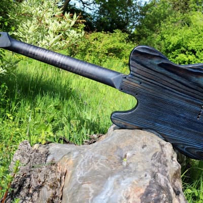 Telecaster "barncaster" body with neck, flamed roasted maple | Reverb