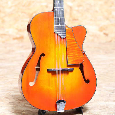 Quint Archtop Octave Mandolin Maple Short Scale Cutaway CS | Reverb