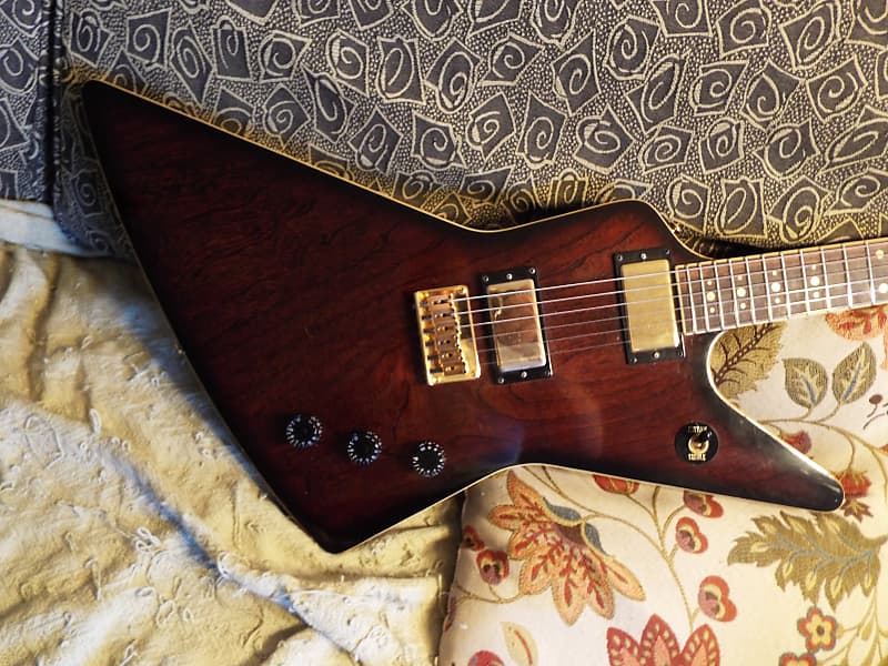 Vintage Cort Explorer, MIK, Duncan Custom pickups, fresh | Reverb