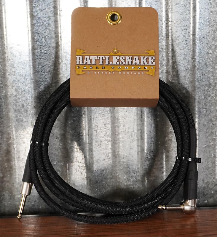 Rattlesnake Cable Co 10-ST-BK-M-NN 10' Standard Cable Black | Reverb