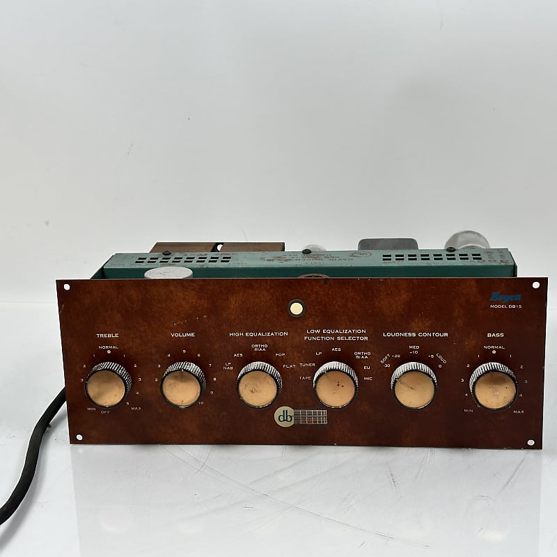 Vintage Bogen DB15 Monoblock Tube Amplifier Mixer | Reverb Deutschland