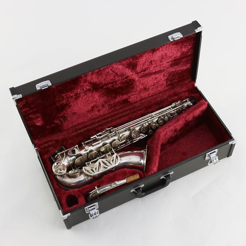 J. Gras Liberator Alto Saxophone Paris Silver plated ~~ Very | Reverb