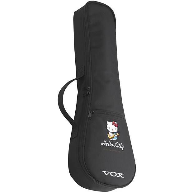 Vox VU-55HK Natural Solid Koa Hello Kitty Ukulele with Gigbag | Reverb