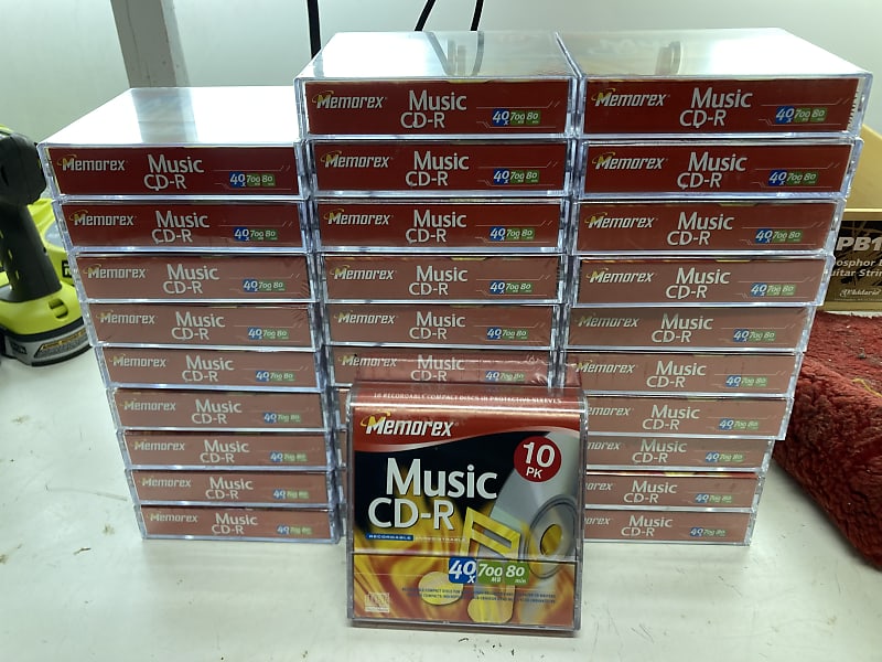 (300) VINTAGE NEW OLD STOCK MEMOREX CD-R 30-10-PK 's | Reverb