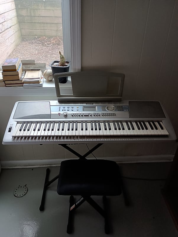 Yamaha DGX-200 Portable Grand keyboard 2002 - Silver | Reverb